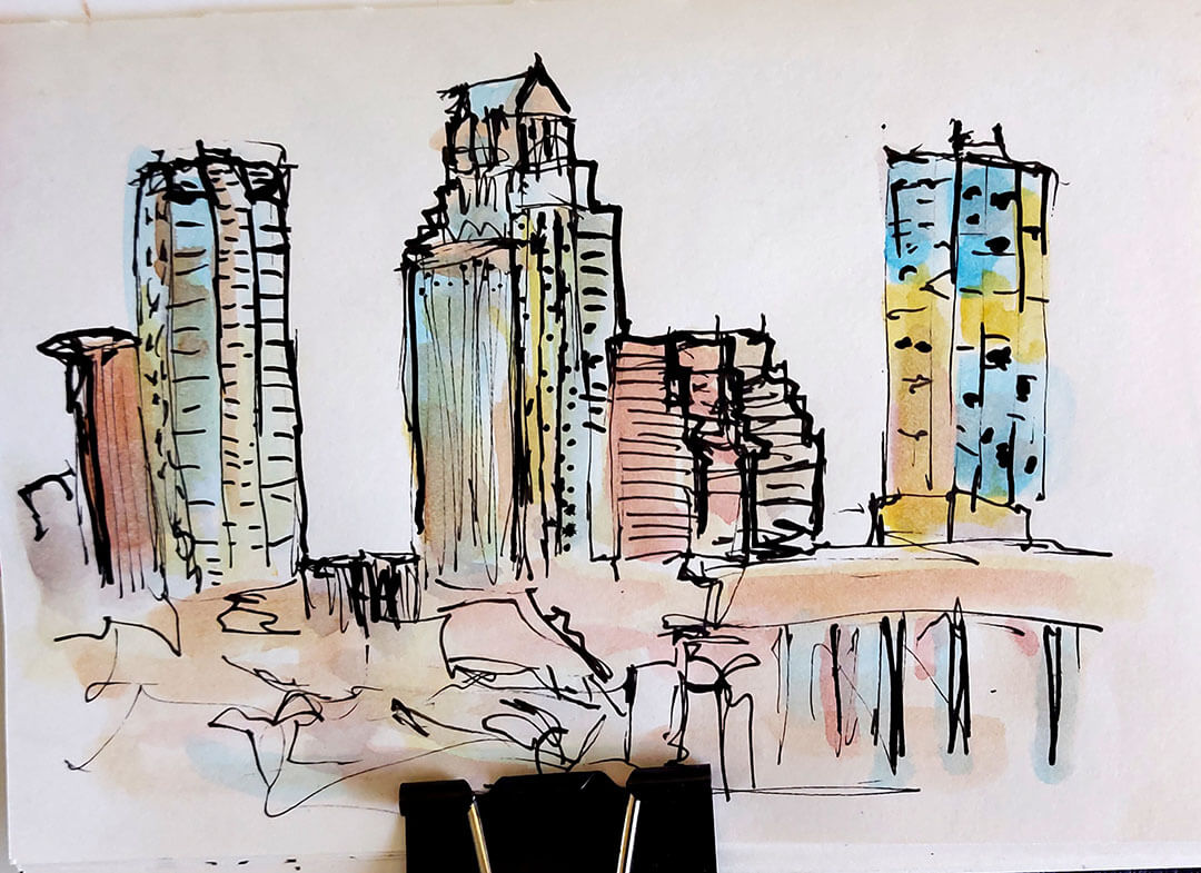 A Sketching Adventure in Tampa, Florida - Sketch in Travel